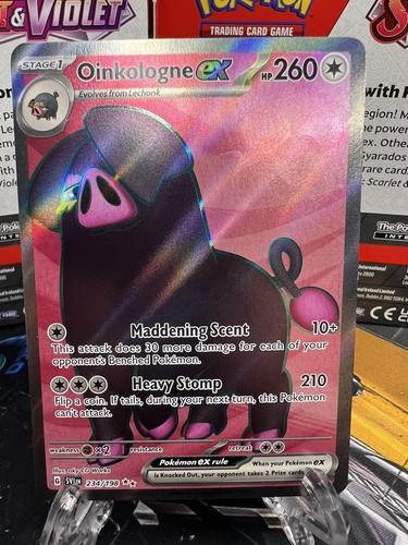 Pokemon TCG Oinkologne ex 234/198 Ultra Rare SV1en Scarlet & Violet ...