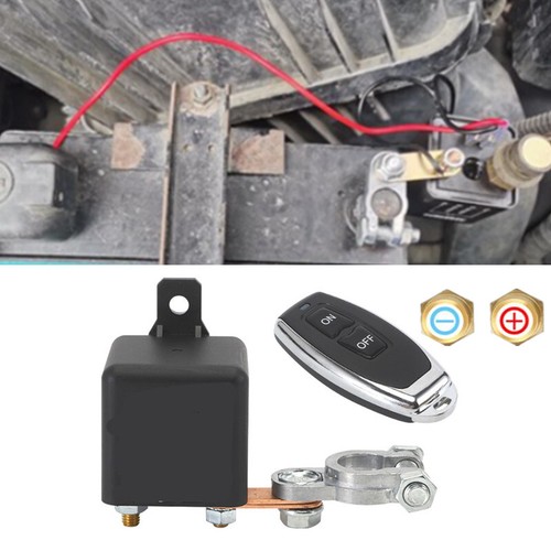 Car Battery Relay Wireless Remote Control Disconnect Cut Off Isolator ...