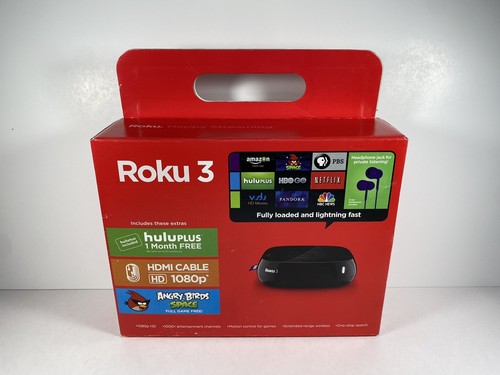 Roku 3 (3rd Generation) Media Streamer 4200X - Black for sale online | eBay