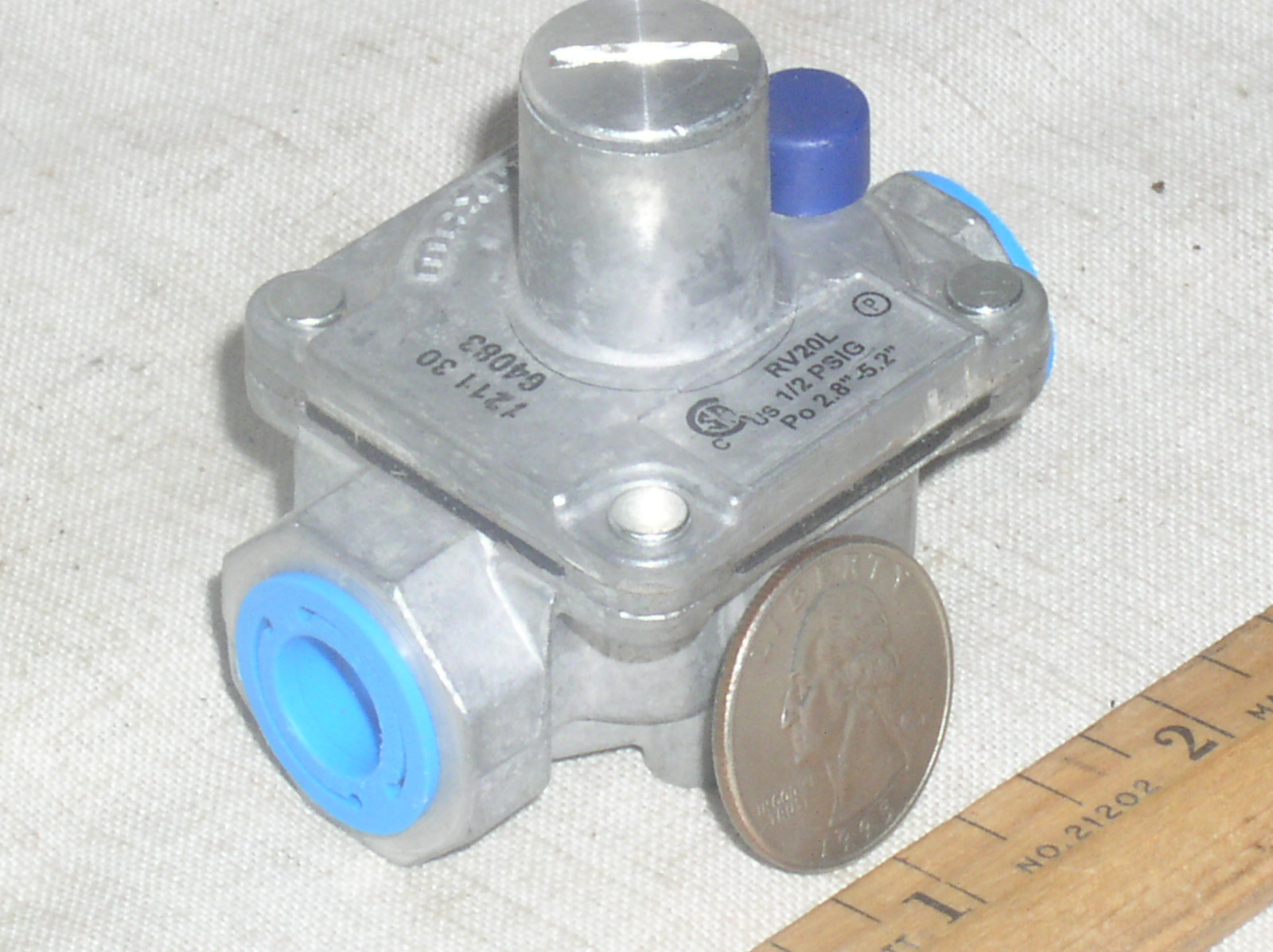 NEW MAXITROL RV20L POPPET DESIGN GAS PRESSURE REGULATOR VALVE 1/4"NPT ...