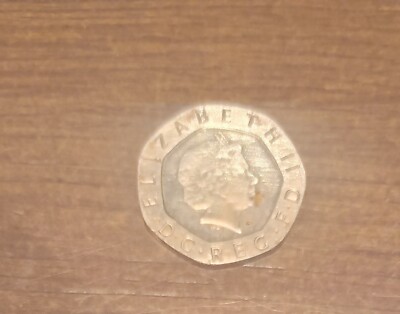 Genuine 2008 20p Twenty Pence Coin Rare Undated No Date Dateless ...
