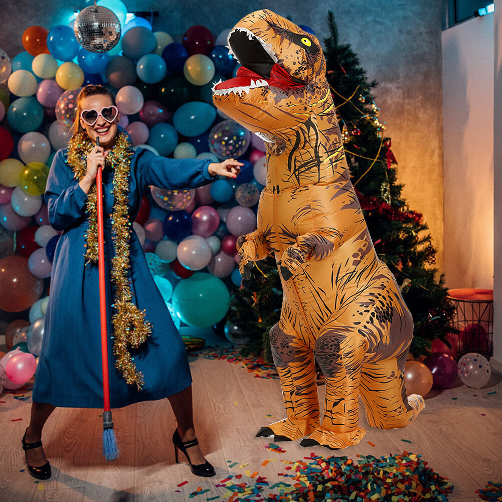 Inflatable Dinosaur Costume Fancy Dinosaur Suit Funny Waterproof for ...