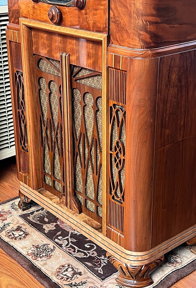 Zenith 12U158 Vintage Tube Console Radio - Restored | eBay