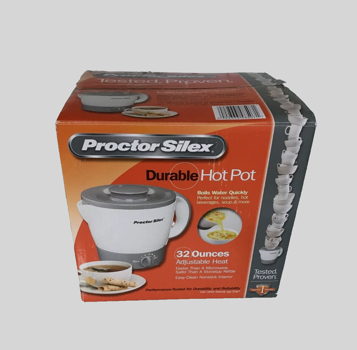 Proctor Silex Durable Hot Pot Model 32 Oz. Adjustable Heat Easy Pour ...