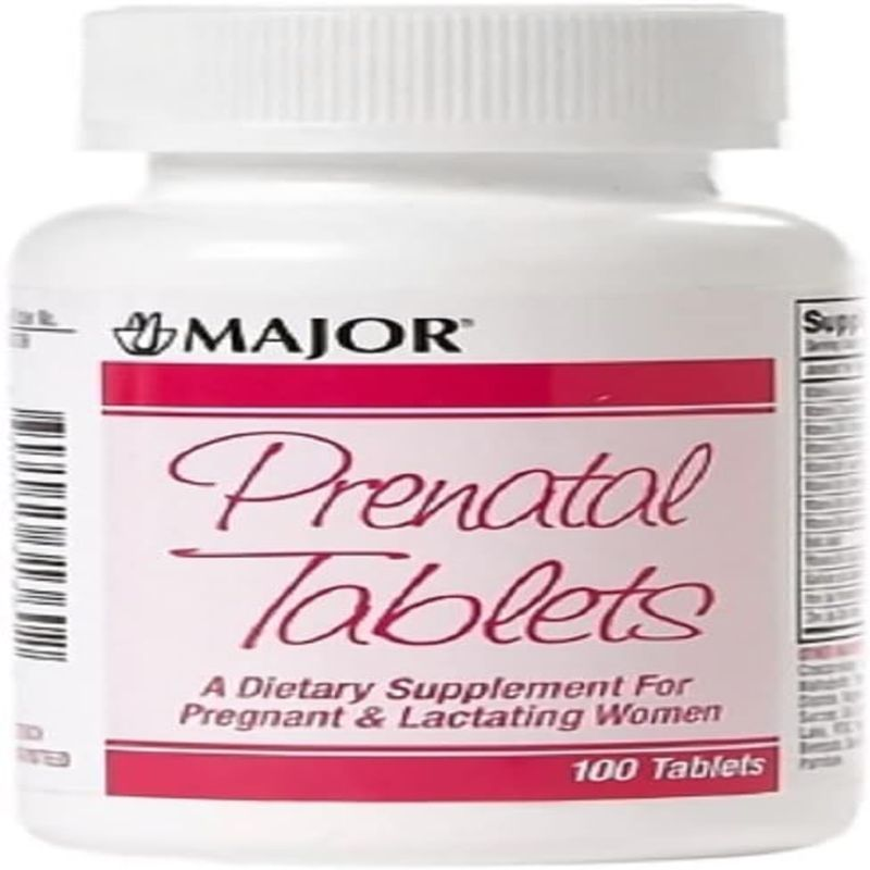 Major Prenatal TABS ASCORBIC ACID-100 MG 30 Tablets UPC 309045313466 ...