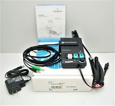 Plantronics MX10 Headset Switcher 43404-31 with an Audio Device Dual 3 ...