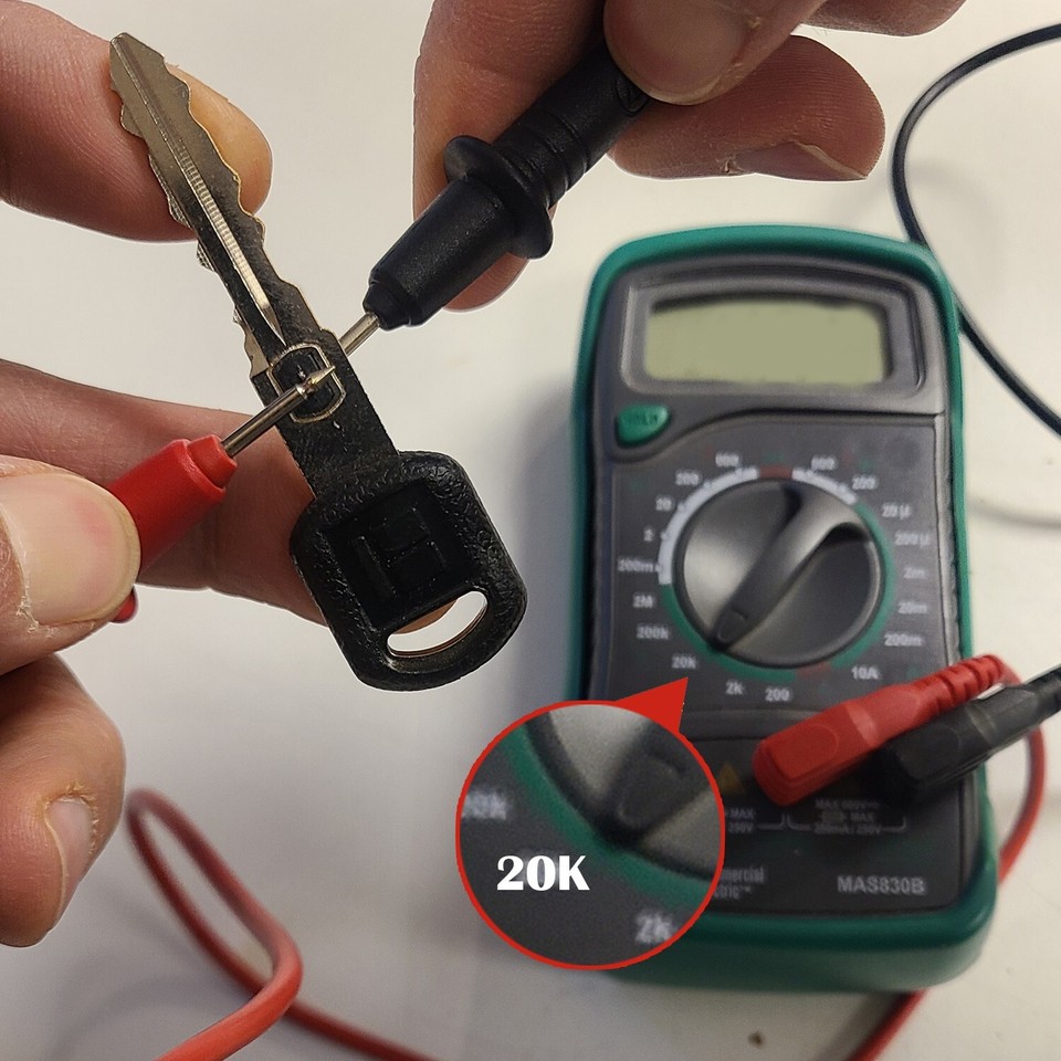 New Ignition VATS Key P2 For Chevrolet Corvette 97-04 Resistor Key #2 ...