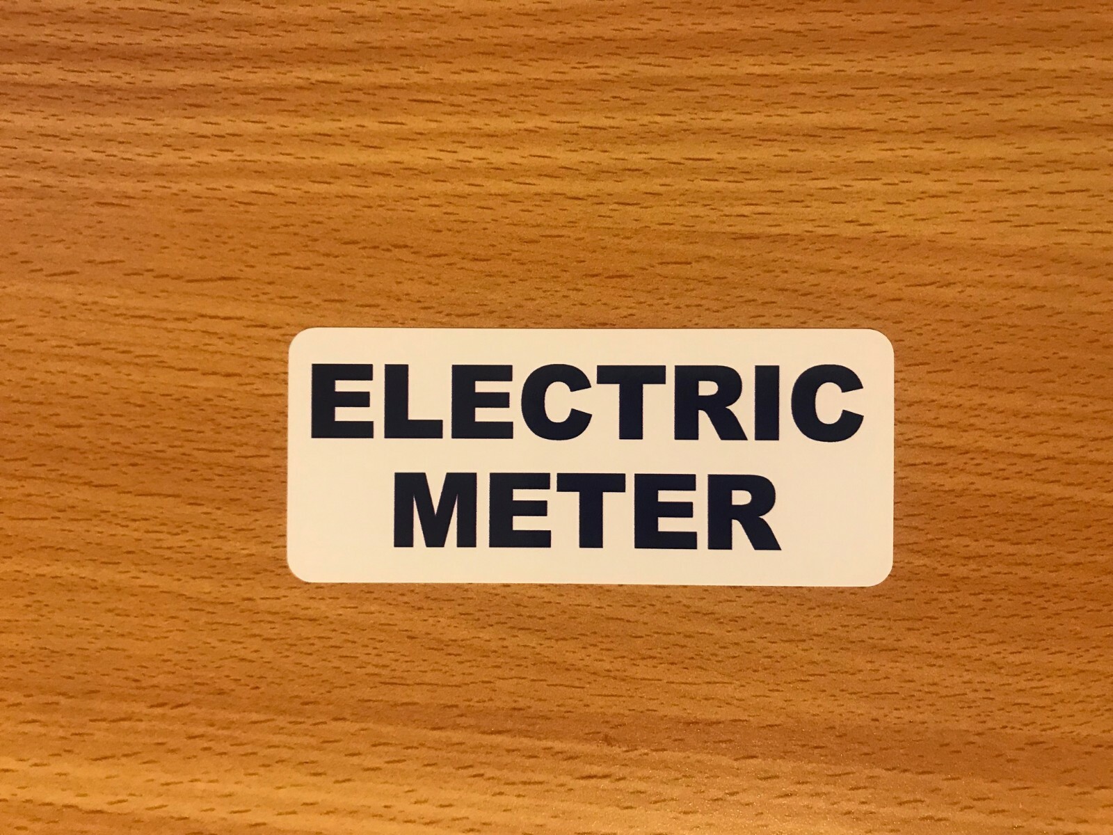 ELECTRIC METER VINYL STICKER / SIGN ELECTRICITY | eBay