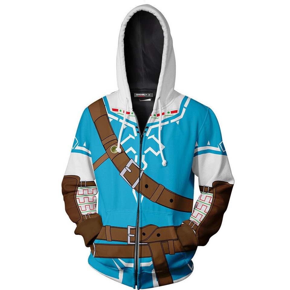 The Legend of Zelda Link 3D Hoodies Breath of the Wild Sweatshirts ...