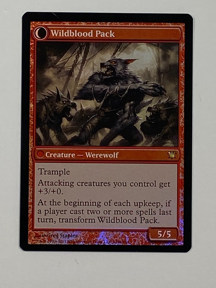 MTG Card - 1x Instigator Gang - Innistrad - NM - Foil - Magic the ...