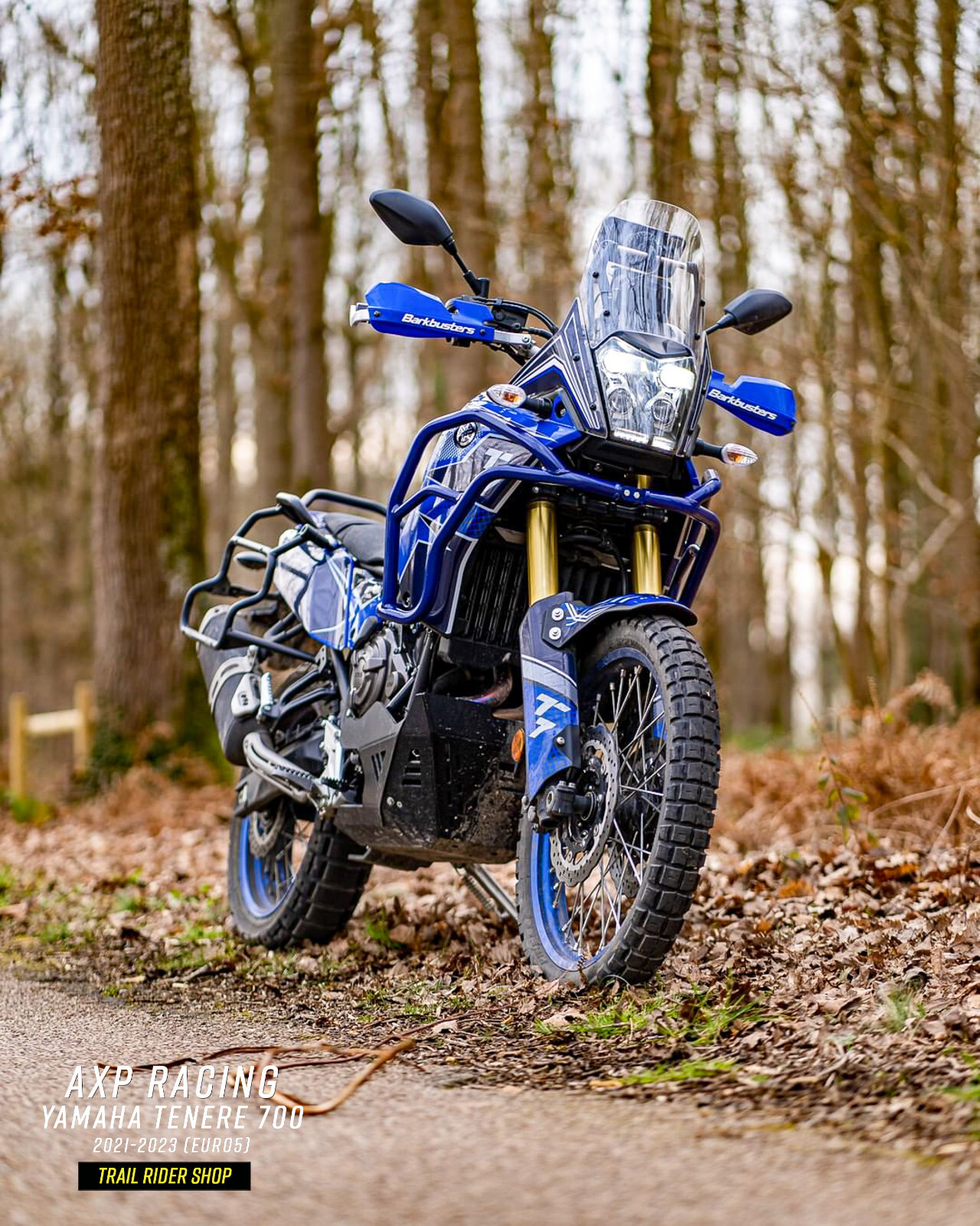 YAMAHA TENERE 700 2021-23 EU5 AXPRACING TRAIL ADVENTURE ENGINE GUARD ...