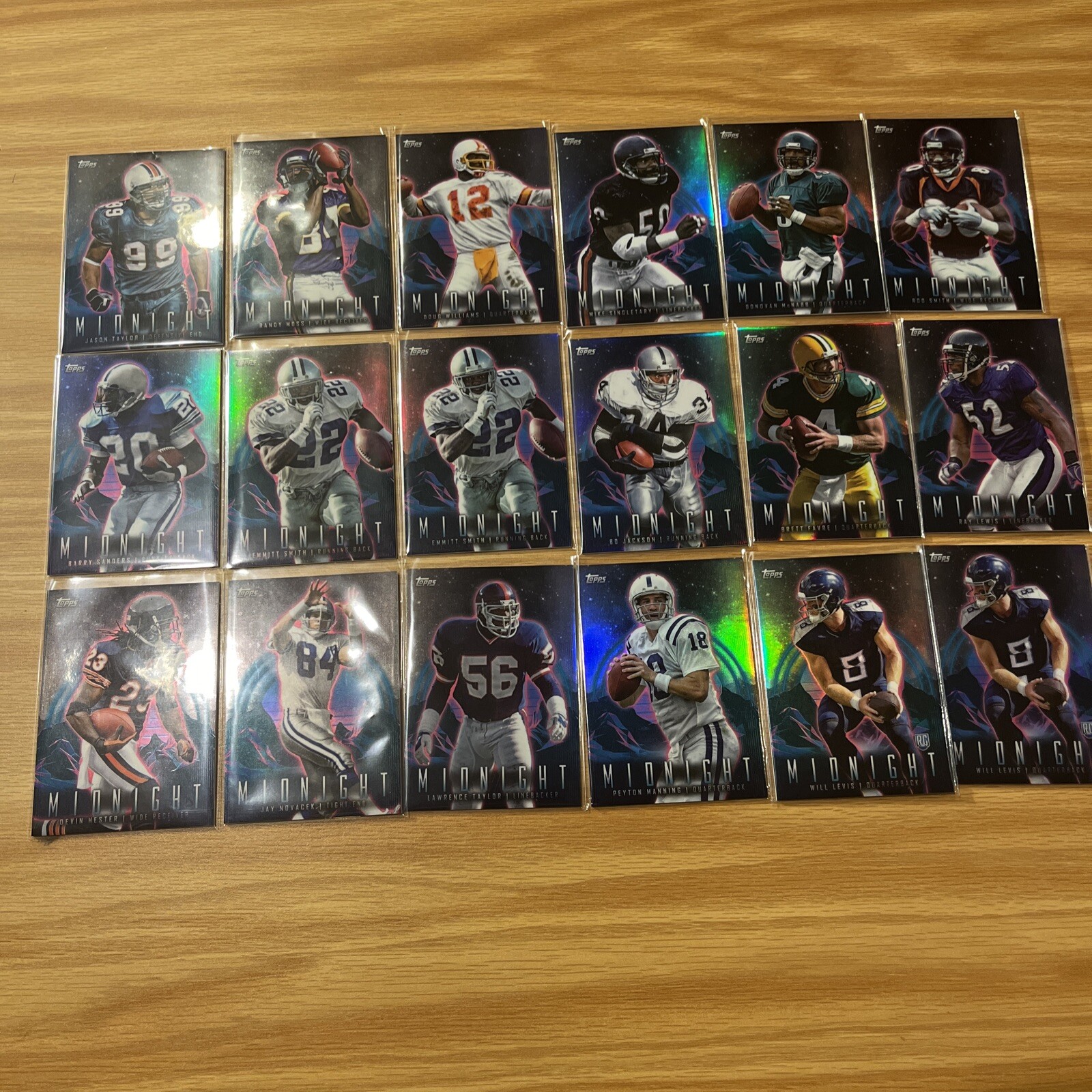 2023 Topps Composite Football Midnight Refractors Lot Of 18! Complete ...