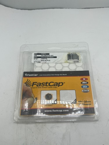 Fastcap Peel & Stick White Screw Cover Caps PVC 14mm (9/16") x 265 | eBay