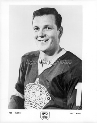 1969-70 Ted Irvine LA Kings Hockey Original News Service Photo | eBay