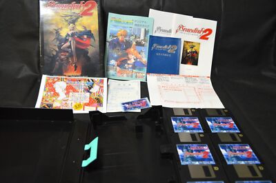 PC-9801 Brandish 2 Game Floppy disks, manual, and Box set, not tested ...