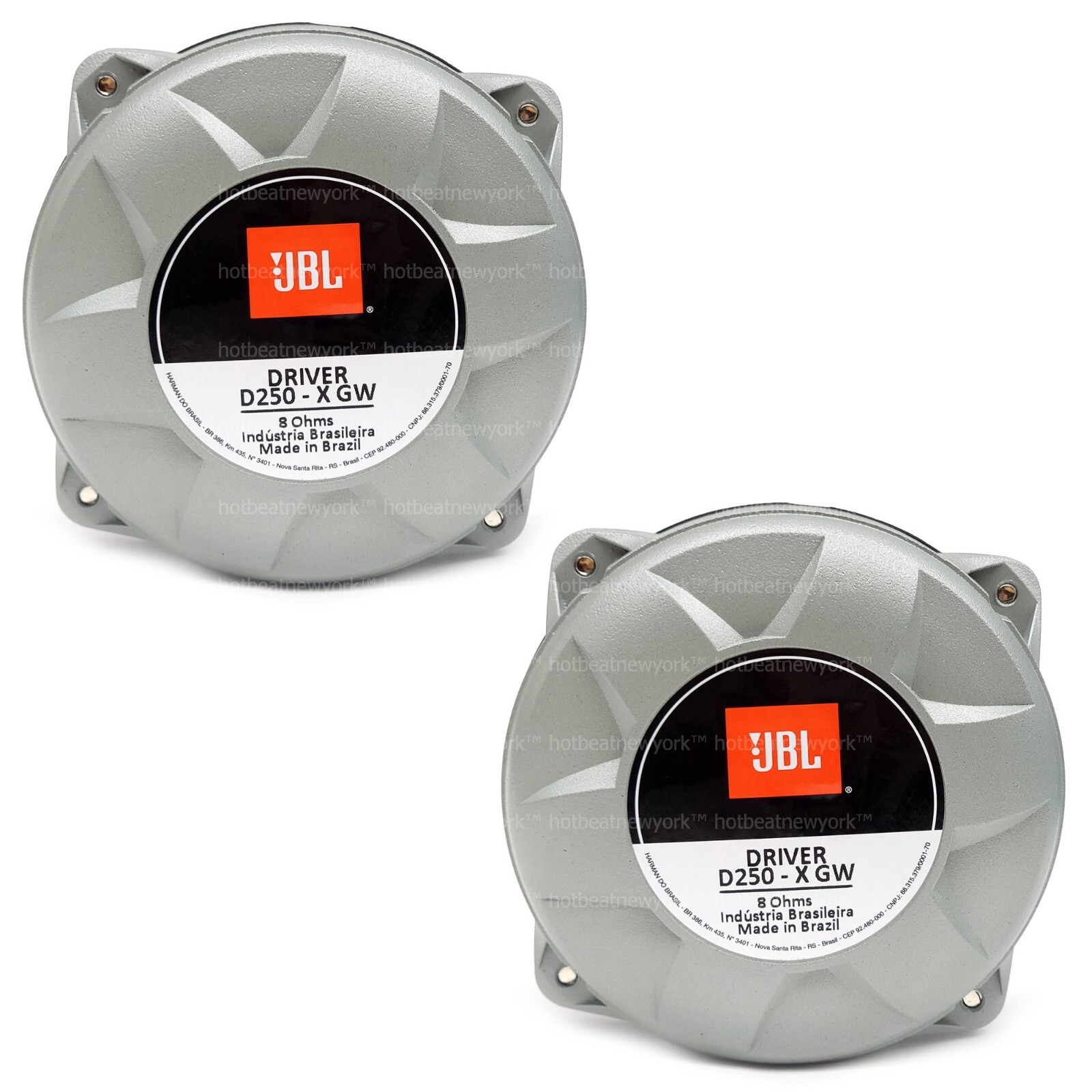 2 x Pack JBL Selenium D250-X GW Midrange Compression 1-inch Horn Driver ...