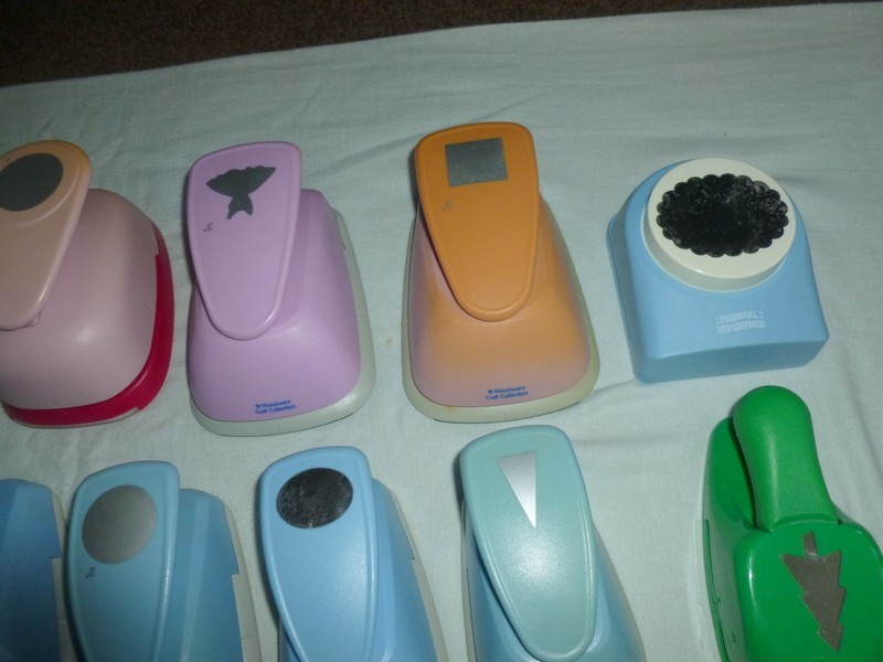 Craft Punches Cutters Paper Punch Various Shapes Sizes Job Lot / Bundle ...