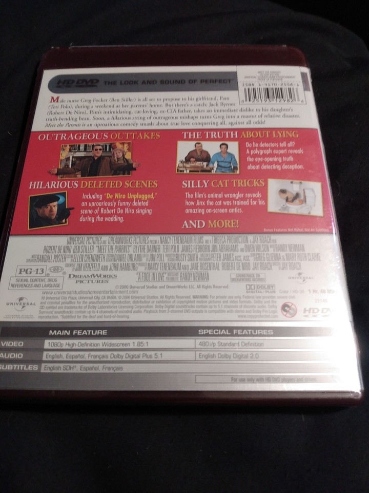 Meet the Parents (HD-DVD, 2006) New Sealed 25193129826 | eBay