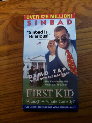 First Kid VHS 1997 Disney Slip Case Sinbad 786936043761| eBay
