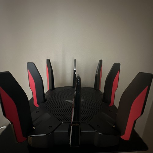 TP-LINK Archer AX11000 Tri-Band Wi-Fi 6 Gaming Router - Black/Red ...
