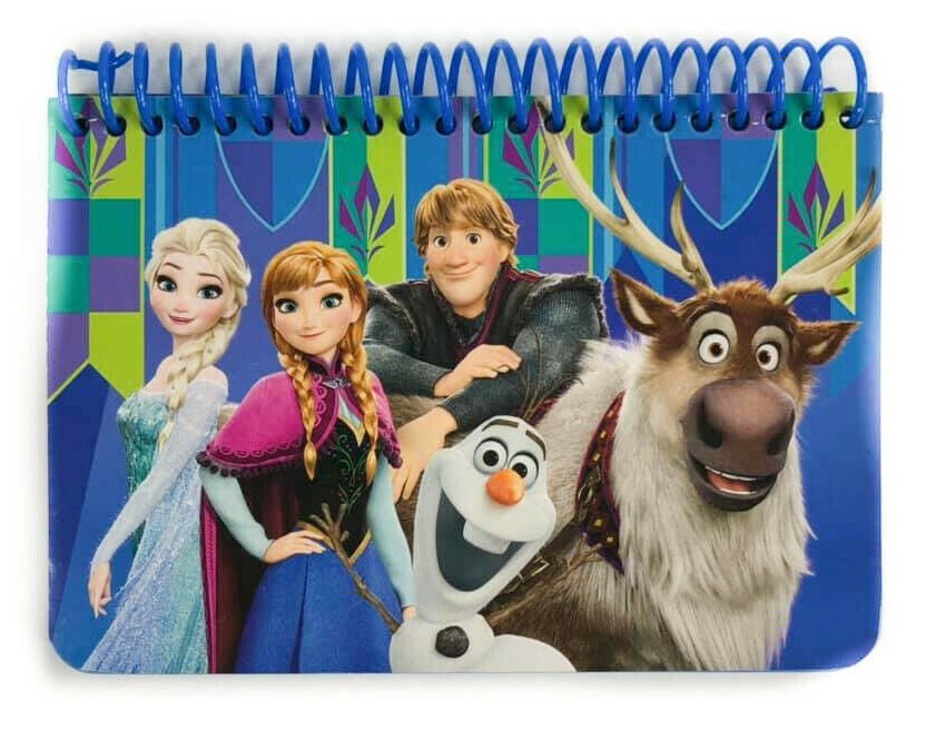Disney Frozen Queen Elsa, Anna, Olaf, Sven, & Kristoff Blue Autograph ...
