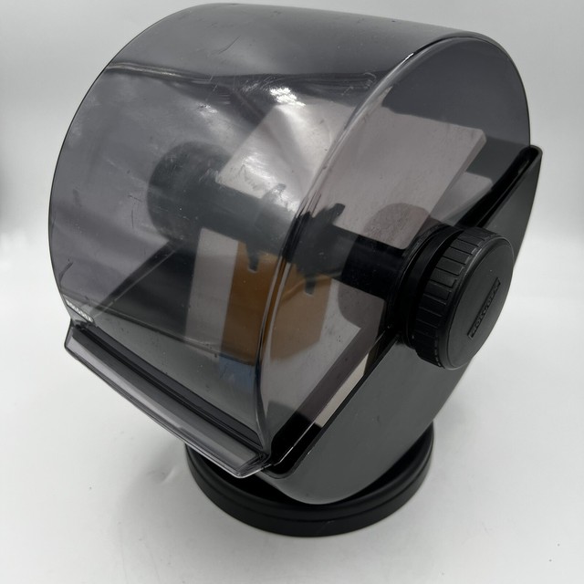 Vintage Rolodex SW 24 Faux Wood Large Round File Index Cards Swivel ...