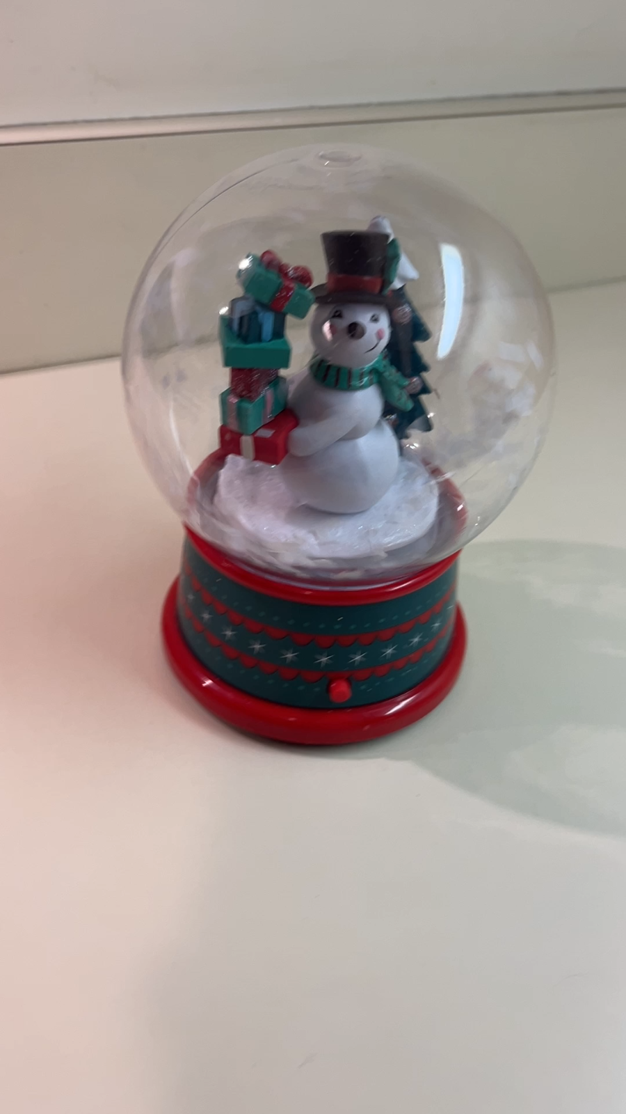 Target Gemmy Waterless Music Snow Globe Christmas, Snowman, Batteries ...