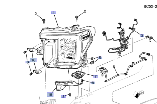 GM OEM PASSENGERS SIDE HEADLAMP 86788464 | eBay