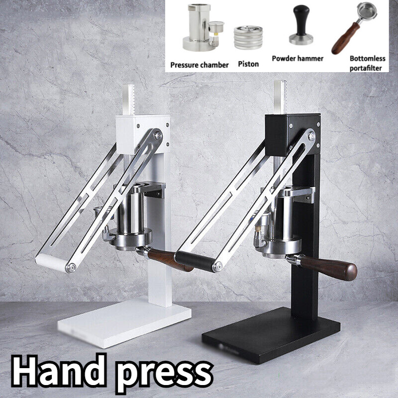 15 Bar Hand Press Espresso Coffee Maker Manual Push Type Machine ...