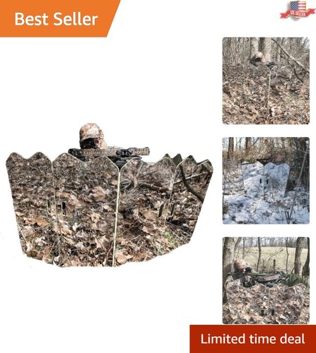 Instant Setup Reflective Ground Blind - Concealed Deer Stand and Turkey ...