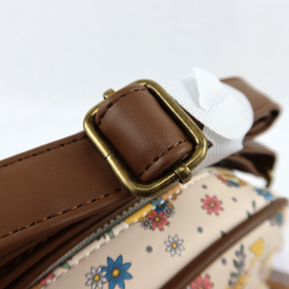 Loungefly Pokemon Crossbody Bag Purse Pikachu Eevee Friends Floral Faux ...
