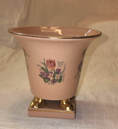 😃 Royal Haeger Pink Flower Vase Pot | eBay