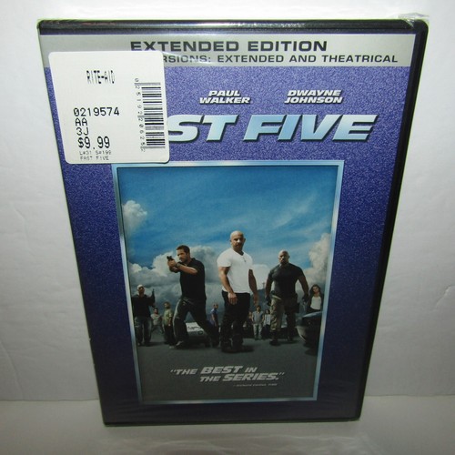Fast Five Extended Edition DVD Brand New and Sealed Widescreen Torn ...