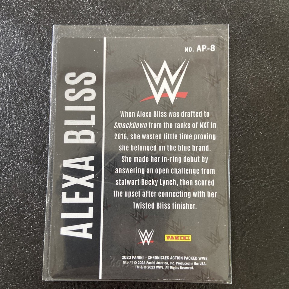 alexa bliss action packed card!! | eBay