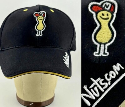 Got Nuts!! Nuts.com Cap/Hat Adjustable Strapback Black Embroidered Logo ...