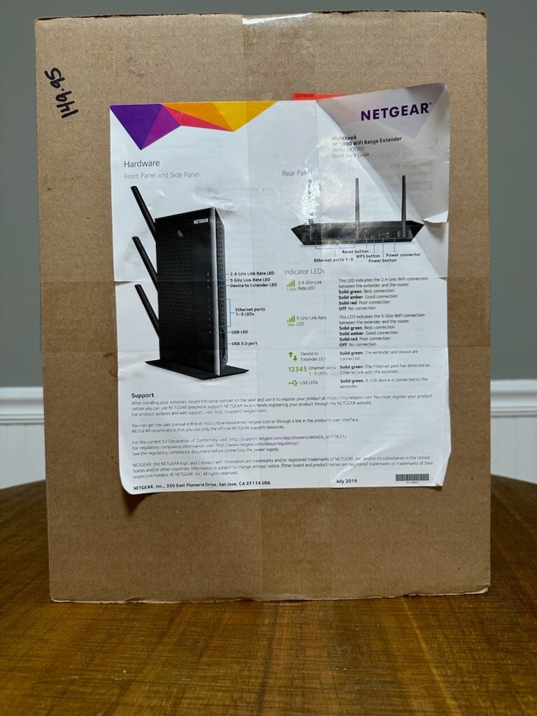 Netgear Nighthawk EX7000 AC1900 Dual-band WiFi Mesh Extender, 1.9Gbps ...