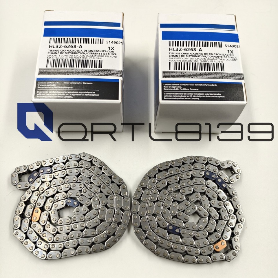 NEW OEM 17-24 Ford F150 3.5L Ecoboost Chains, Guides, Tensioners W ...