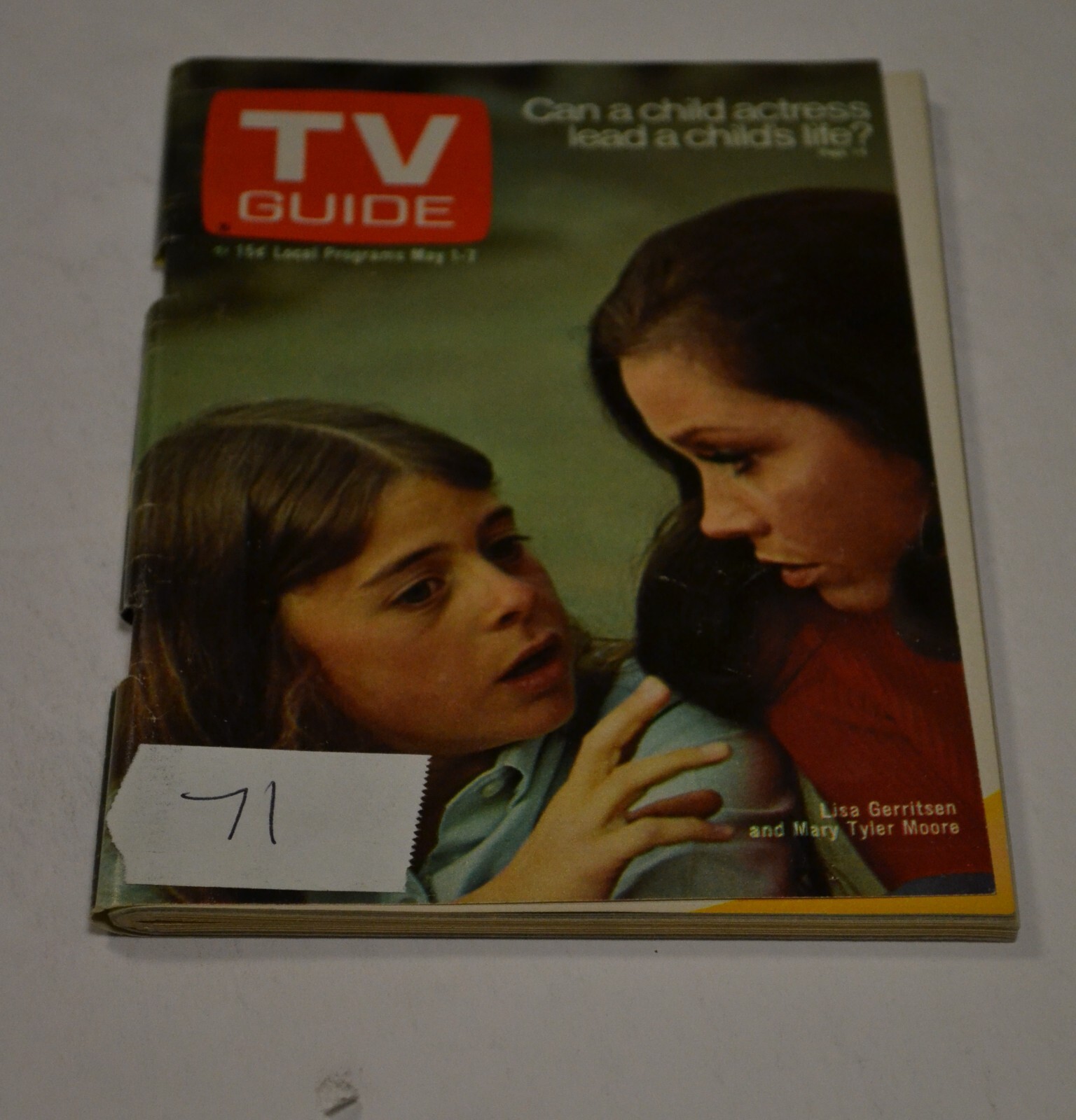 TV Guide #944 May 1 - 7, 1971 Lisa Gerritsen Western New England ...