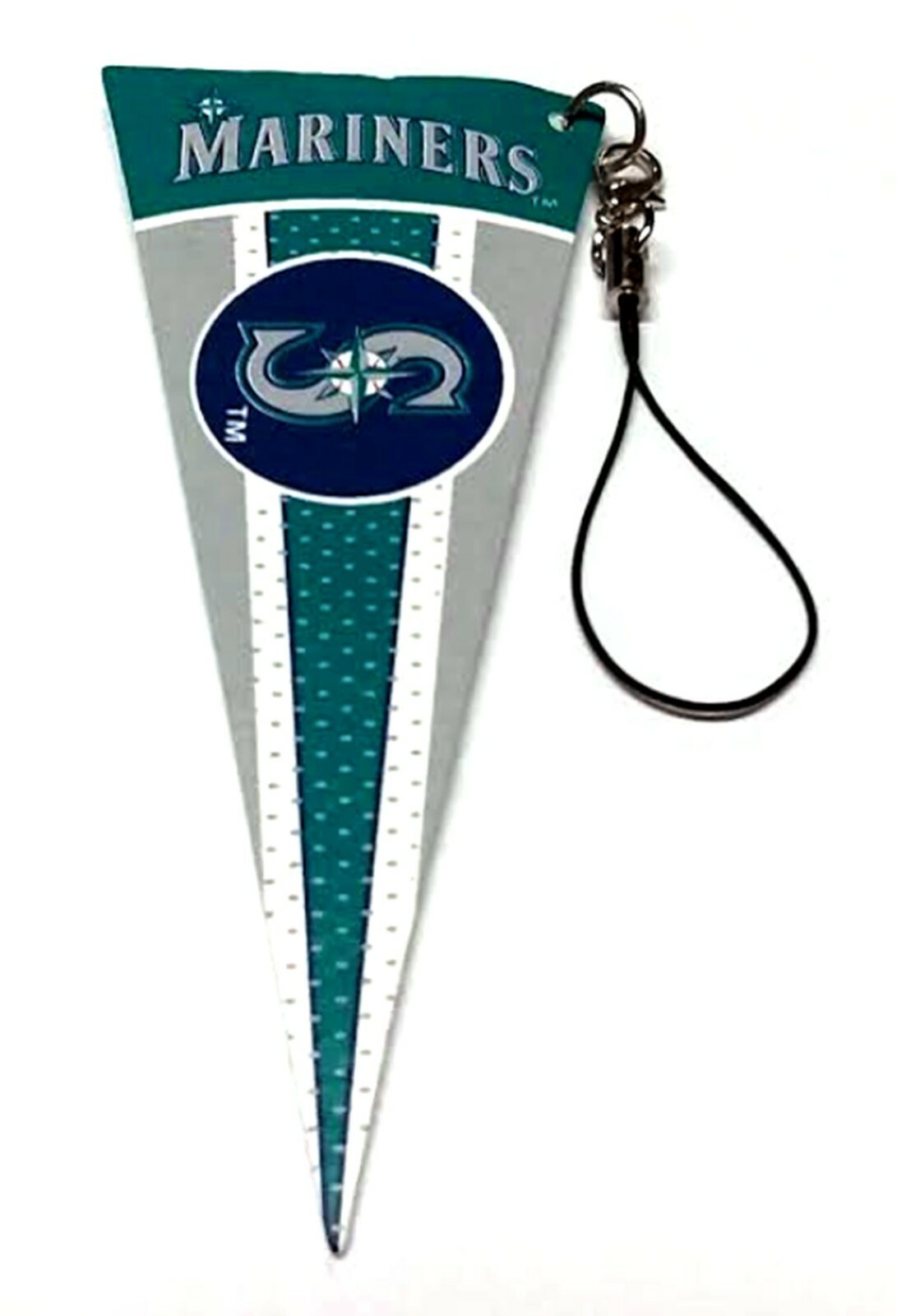 SEATTLE MARINERS PENNANT TEAM DANGLER MINI FELT 4" LONG MLB BASEBALL ...