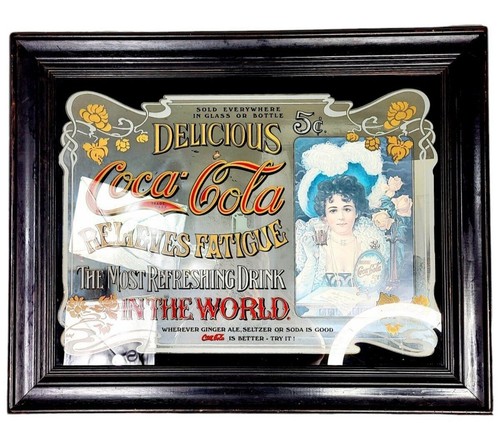 Vintage Coca-Cola 1890's Hilda Clark Soda Pop Fashion Advertisement ...