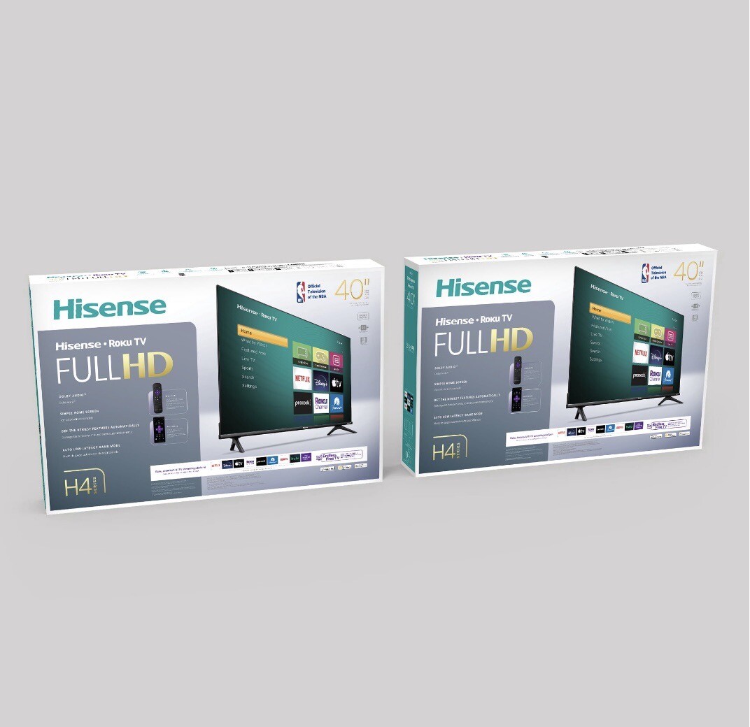 Hisense 40" Class 1080p FHD LED LCD Roku Smart TV H4030F Series ...