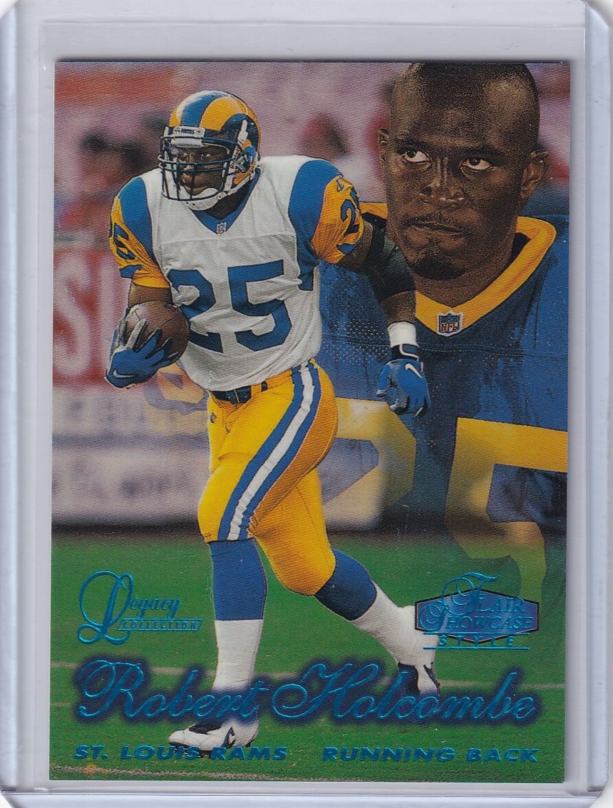 1998 Flair Showcase Robert Holcombe #32 SN100 10/100 St. Louis Rams | eBay