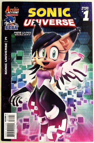 SONIC UNIVERSE Comic #71 Variant February 2015 SPARK OF LIFE 1 of 4 ...