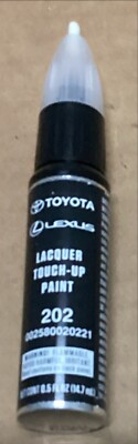 LEXUS TOYOTA LACQUER TOUCH UP PAINT BLACK PAINT CODE 202 OEM | eBay