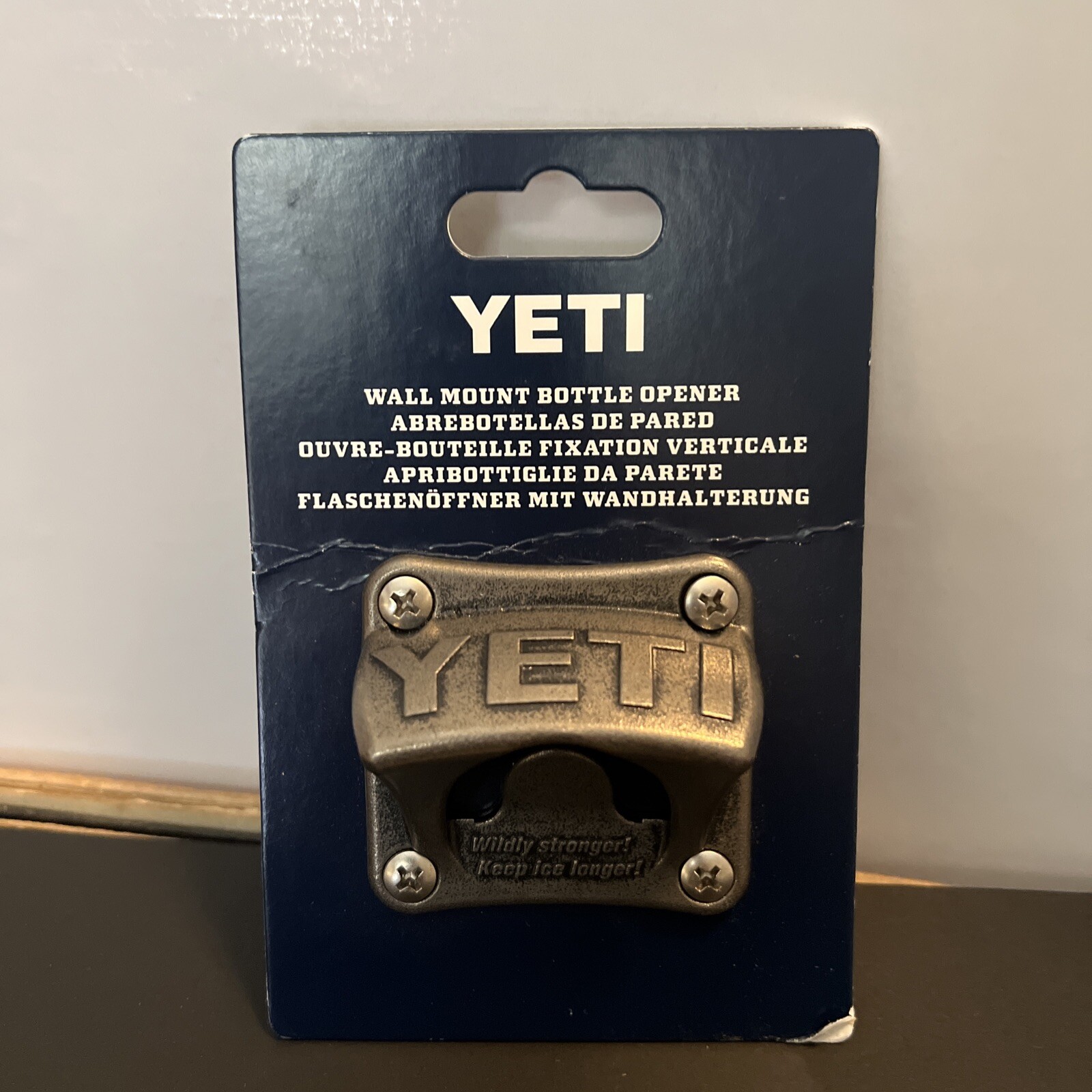 YETI Wall or Cooler Mounted Bottle Opener Stainless Steel (New) for ...