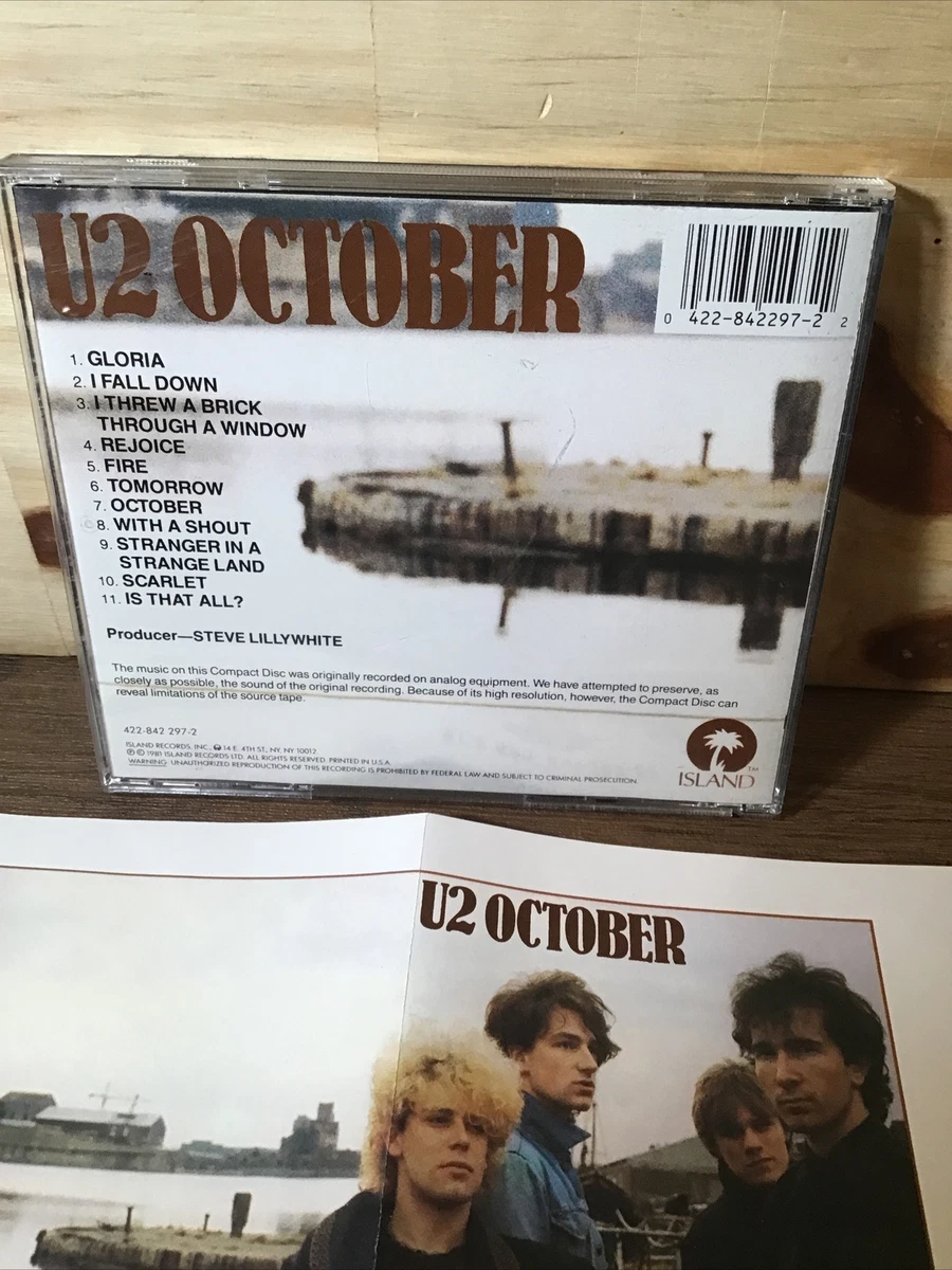 U2 October Album Cover