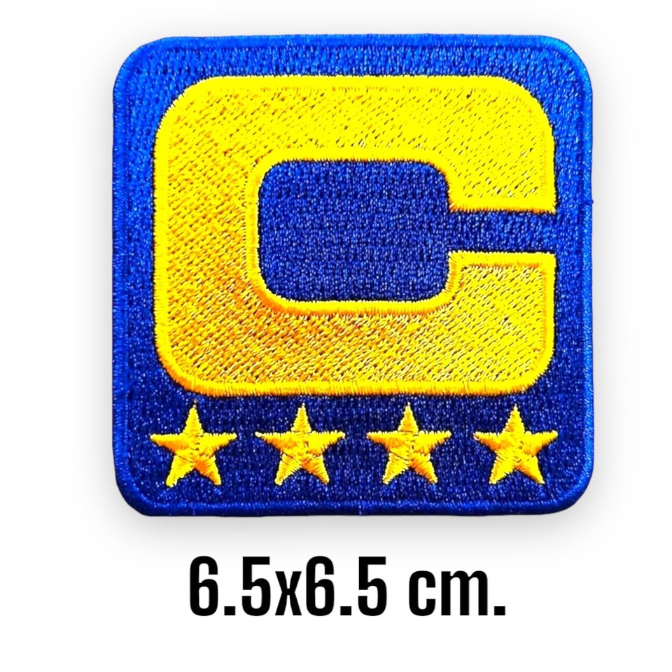 2pcs NFL Team Captains Blue Yellow Embroidered Iron On Patch | eBay