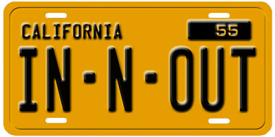 California Vintage YELLOW Personalized License Plate | eBay