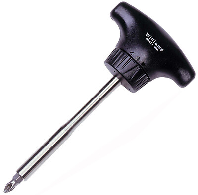 T-Handle Ratcheting ScrewDriver 3-7/8"Blade Length Philips Williams USA ...
