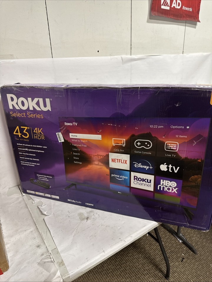 Roku - 43" Class Select Series 4K Smart RokuTV | eBay